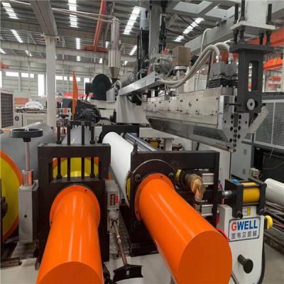 China Door Wall Panel ASA PVC Profile Extrusion Machine Line 350kg/H for sale