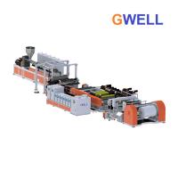 China Stone Paper Making Machine Synthetic Plastic Paper Single Layers Or 3 Layers Cast Stretch Film Line for sale