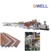 China PVC Flooring Production Line PVC Floor Making Machine Manufacturing Process for sale
