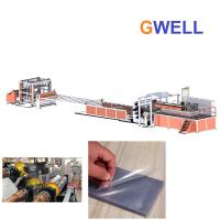 China Transparent Hard Plastic Pvc Sheet Extrusion Line Single Screw 350KG/H for sale