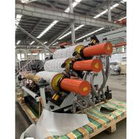 China Inclined Three Roll Rubber Calender Machine To Form Cool Plastic Sheet Film for sale