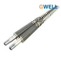 China 75mm Lab Scale Parallel Counter Rotating Twin Screw Extruder Auxiliary Facilities for sale