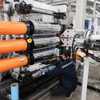 China Transparent Soft Board Production Line Pvc Sheet Extrusion Machine 400kg H for sale