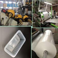 China PP Blister Sheet Extrusion Line with 80% Recycled Material 4 Layers Co-extrusion and 800-1500mm Width for Thermoforming for sale