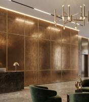 China Antique Copper Finish Stainless Steel Sheet with Random Brushed Texture and Fingerprint Resistant Surface for sale