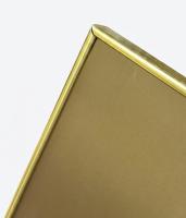 China Linear Brushed Stainless Steel Sheet with PVD Titanium Gold Coating - Fingerprint-Resistant for Luxury Interior Cladding for sale