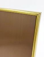 China Linear Brushed Rose Gold Stainless Steel Sheet with PVD Coating and Fingerprint-Resistant Surface for sale