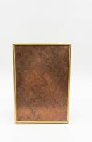 China Antique Etched Red Copper Patina 304 Stainless Steel Sheet for Decorative Metal Wall Cladding for sale