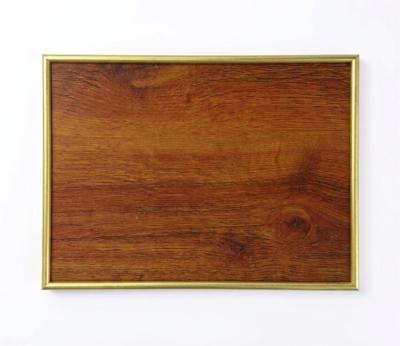 China Dark Red Wood Grain Stainless Steel Decorative Sheet with High-Temperature Heat Transfer for Waterproof Fireproof Applications for sale