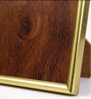 China Dark Red Wood Grain Stainless Steel Decorative Sheet with High-Temperature Heat Transfer for Waterproof Fireproof Applications for sale