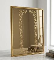 China 8K Titanium Gold Mirror Stainless Steel Sheet with Chemical Etched Pattern for Rust and Wear Resistant Decorative Panels for sale
