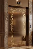 China 8K Titanium Gold Mirror Stainless Steel Sheet with Chemical Etched Pattern for Rust and Wear Resistant Decorative Panels for sale
