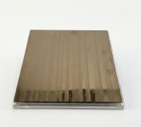 China 304 Stainless Steel Sheet with 8K Mirror Polishing and PVD Vacuum Rose Gold Coating for Luxury Decor for sale