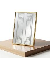 China 8K Mirror Finish Stainless Steel Sheet with Chinese Hui Pattern and Rust-Proof Etched Design for sale