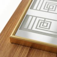 China 8K Mirror Finish Stainless Steel Sheet with Chinese Hui Pattern and Rust-Proof Etched Design for sale