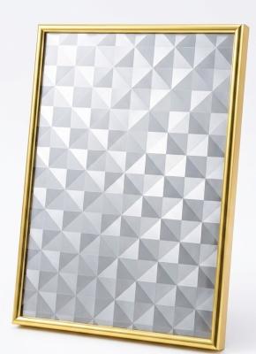 China 8K Mirror Finish Stainless Steel Sheet with Triangular Grid Pattern and Rust-Proof Etched Design for sale