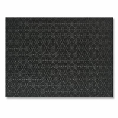 China Black PVD Etched Stainless Steel Sheet with Medallion Geometric Floral Pattern and Anti-Fingerprint Treatment for sale