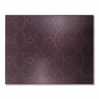 China European Style Vintage Geometric Pattern Stainless Steel Etched Sheet with Anti-Fingerprint Treatment and Customizable Color Options for sale