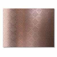 China Vintage Coin Pattern Anti-Fingerprint Matte Finish Stainless Steel Sheet with Customizable Color Options for sale