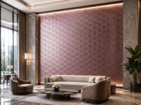 China Modern Minimalist 3D Cube Pattern Stainless Steel Etched Sheet with Anti-Fingerprint Treatment and Customizable Color Options for sale