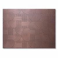 China European Geometric Braided Pattern Anti-Fingerprint Matte Finish Stainless Steel Sheet with Customizable Color Options for sale