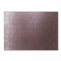 China European Geometric Braided Pattern Anti-Fingerprint Matte Finish Stainless Steel Sheet with Customizable Color Options for sale