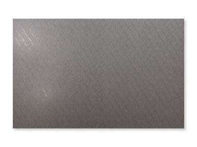 China Matte Gunmetal Grey Diagonal Grid Etched Stainless Steel Plate with Anti-Fingerprint Treatment for sale