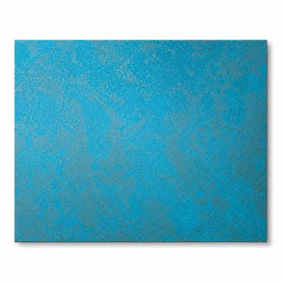 China Turquoise Speckled Patina Decorative Steel Sheet with Anti-Fingerprint Treatment and Customizable Color Options for sale