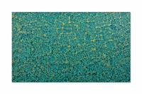 China Turquoise Crackle Texture Stainless Steel Decorative Panel with Anti-Fingerprint Treatment and Customizable Color Options for sale