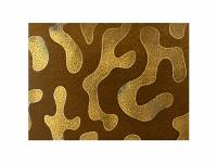 China Antique Brass Etched Abstract Dot Pattern Stainless Steel Decorative Panel with Anti-Fingerprint Treatment for sale
