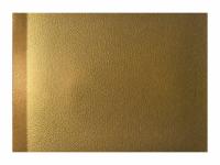 China Titanium Gold Fine Lychee Embossed Stainless Steel Panel with Anti-Fingerprint Treatment and Customizable Color Options for sale