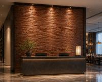 China Antique Copper Hammered Water Ripple Texture Stainless Steel Decorative Panel for sale