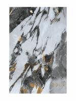 China Grey Ink Gold Vein Marble Pattern Stainless Steel Decorative Panel with Anti-Fingerprint Treatment and Customizable Color Options for sale