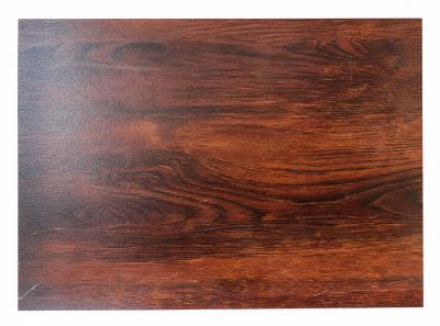 China Dark Walnut Wood Grain Decorative Stainless Steel Sheet with Anti-Fingerprint Treatment and Customizable Color Options for sale