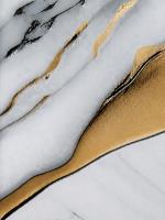 China Golden Vein Cloud Stone Gold Foil Marble Stainless Steel Decorative Sheet for sale