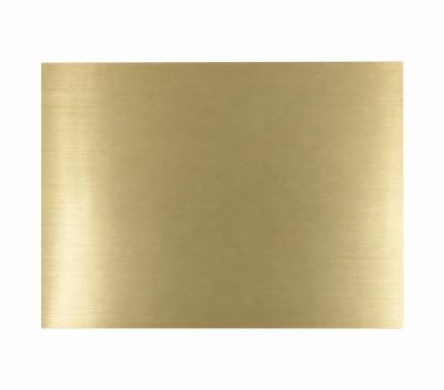 China Linear Brushed Stainless Steel Sheet with PVD Titanium Gold Coating and Fingerprint-Resistant Surface for Luxury Interior Wall Cladding for sale