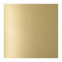 China Linear Brushed Stainless Steel Sheet with PVD Titanium Gold Coating and Fingerprint-Resistant Surface for Luxury Interior Wall Cladding for sale