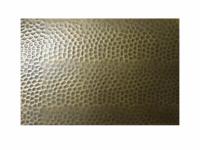 China Antique Bronze Coloring Stainless Steel Sheet with Honeycomb Dimpled Texture and Three-Dimensional Hammered Pattern for sale