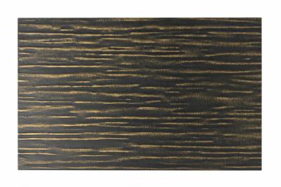 China Black Gold Etched Wood Grain Stainless Steel Sheet with Custom PVD Color Options for sale