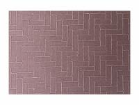 China Vintage Herringbone Brick-Pattern Stainless Steel Decorative Sheet with PVD Warm-Brown Metallic Finish in Grade 304 for sale