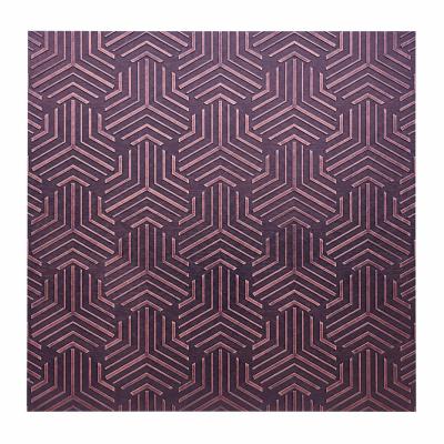China Art-Deco Chevron Geometric Pattern PVD Vacuum Coated Stainless Steel Sheet with Custom Sizes Available for sale