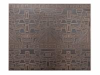 China Oriental Traditional Totem Geometric Pattern Scratch-Resistant PVD Vacuum Coated Decorative Stainless Steel Sheet with Custom Sizes for sale