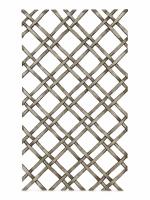 China Diagonal Flat Strip Woven Stainless Steel Decorative Mesh Panel with Customizable Sizes and PVD Vacuum Coating Finishes for sale