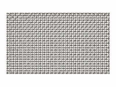China Stainless Steel Square Plain Woven Metal Mesh with Customizable Sizes and PVD Coloring for Architectural Decoration for sale