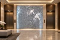 China 3D Faceted Diamond Fractal Embossed Stainless Steel Sheet with Multi-Directional Light-Refraction and Anti-Fingerprint Coating for sale