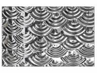China Fish Scale Embossed Stainless Steel Sheet with Scratch-Resistant Surface and Customizable Sizes for Wall & Ceiling Decoration for sale