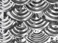 China Fish Scale Embossed Stainless Steel Sheet with Scratch-Resistant Surface and Customizable Sizes for Wall & Ceiling Decoration for sale