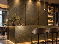 China Antique Bronze Coated Cross Hairline Texture Decorative Stainless Steel Sheet with Custom Size Options for sale