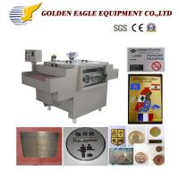 China Metal Nameplate Logos Medals Signs Etching Machine with Double Spray Etching Type for sale