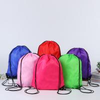 China Corporate Flannel Drawstring Bag for Single Double Shoulder and Customized Training for sale
